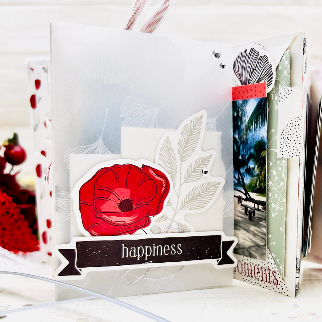 MODASCRAP - VELLUM SPRING POPPIES 02 – ModaScrap